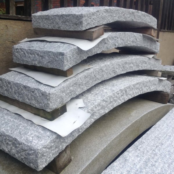 Arched Japanese stone bridge - Build a Japanese Garden UK