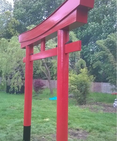 Torii gates for Japanese and Oriental gardens