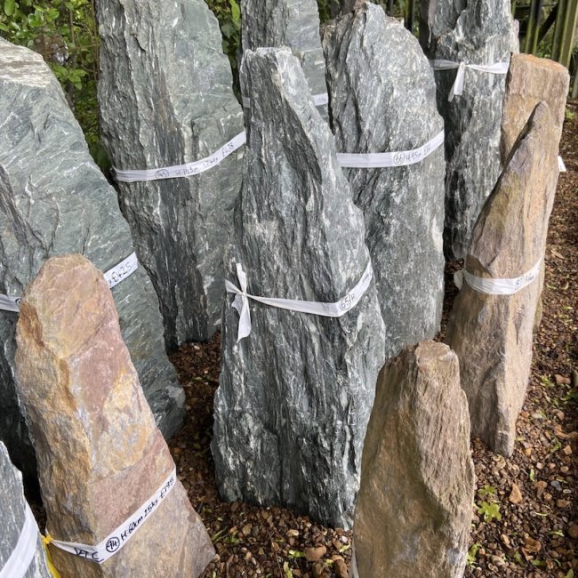65 - Tenshi Standing Stones - The Japanese Garden Centre