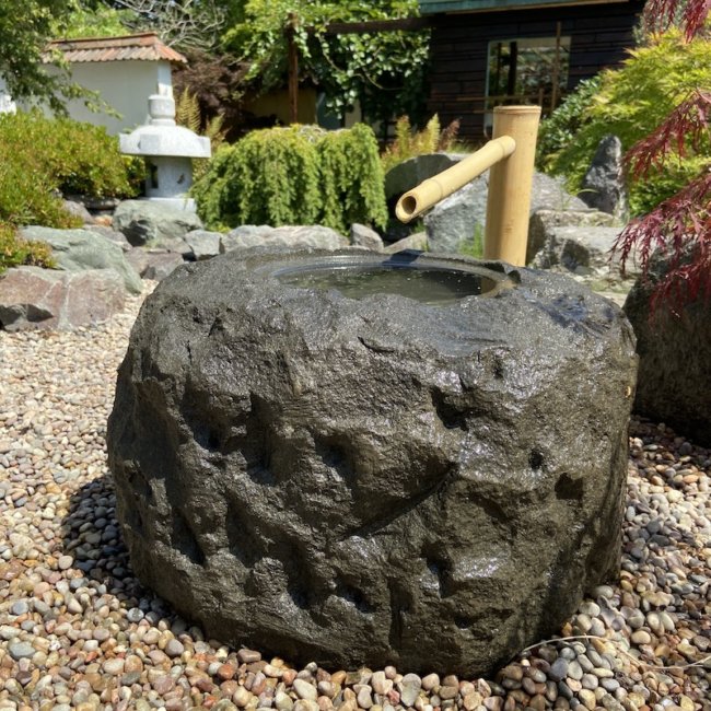 Natural Sandstone Basin - The Japanese Garden Centre