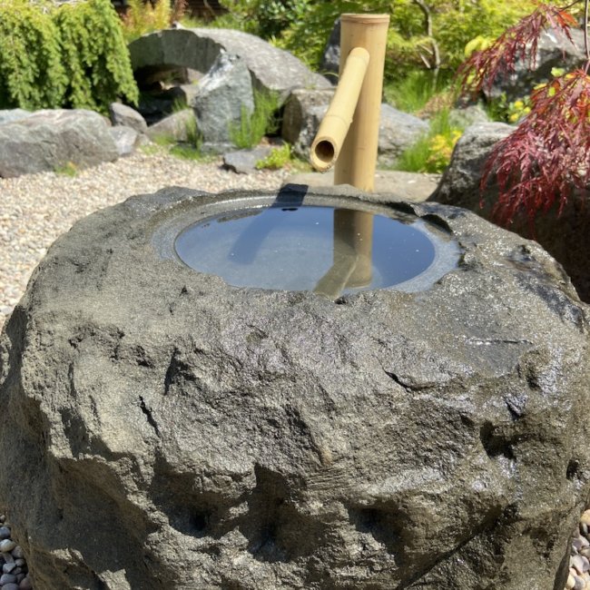 Natural Sandstone Basin - The Japanese Garden Centre