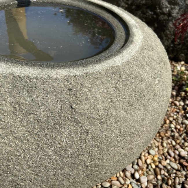 Stone Japanese water basins - Build a Japanese Garden UK